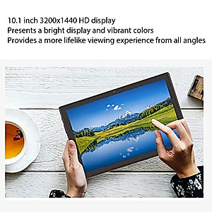 Cuifati Tablet 10.1 Inch, Octa Core CPU 8G RAM, 3200X1440 HD Display, Dual Camera Dual SIM, 5800mAh Battery, 5G WiFi 4G LTE Tablet