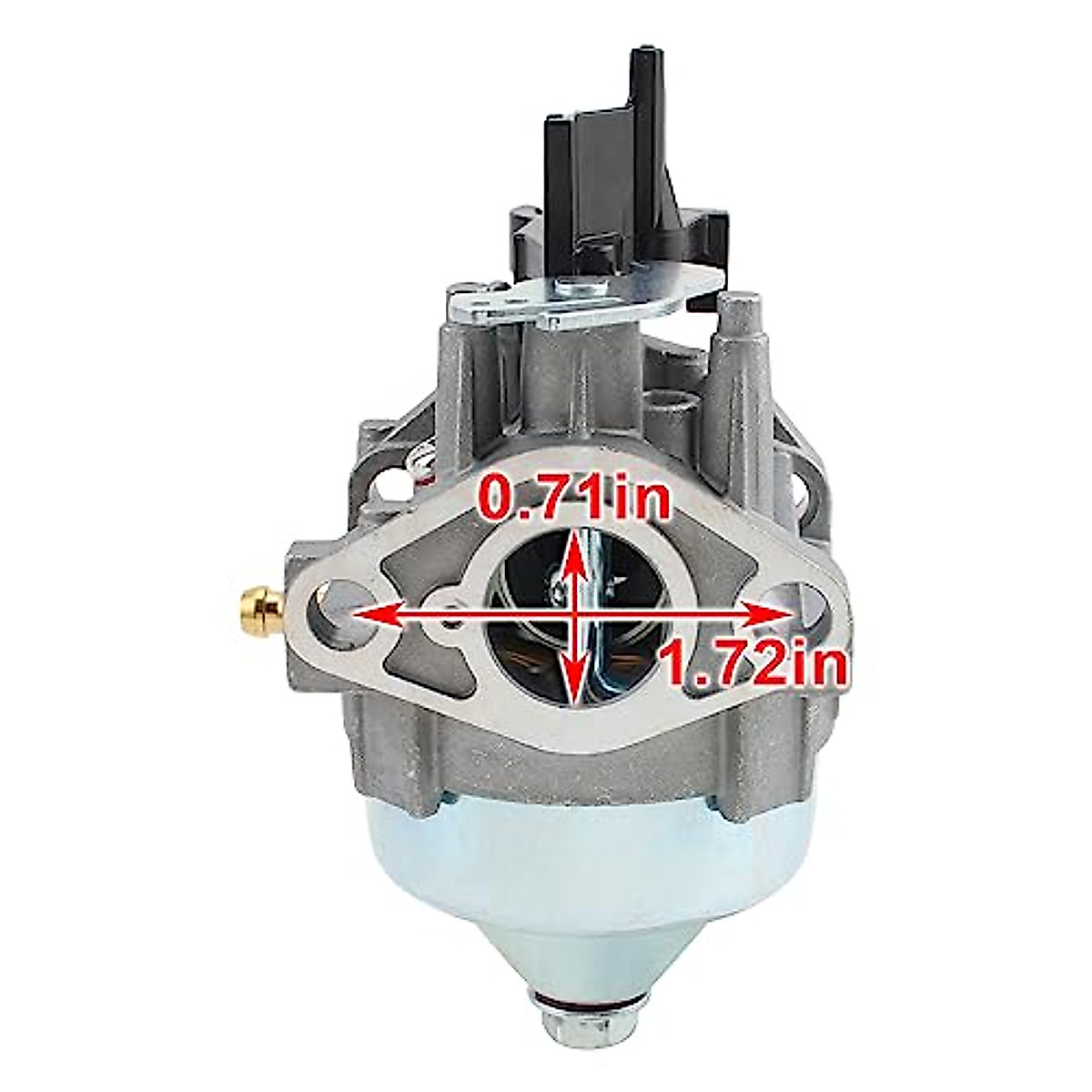 CARBBIA 16100-Z8B-901 Carburetor Compatible with Honda Fits Specific GCV160LA0 GCV160LA1 Engines HRR216K10 HRR216K11 HRR216K9 HRS216K5 HRS216K6 HRS216K7 Lawnmowers Shut Off Valves Choke Control
