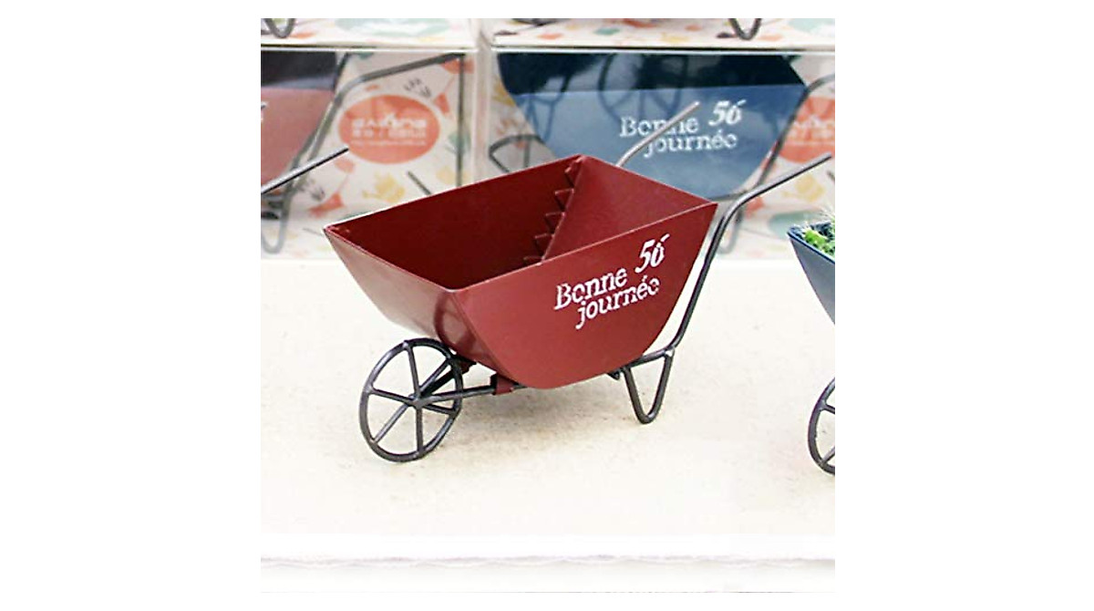 Hemoton Mini Wheelbarrow Planter - Modern Home Decor