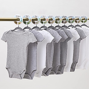 Baby Closet Dividers - Set of 10 from Newborn to Toddler and 2 Blanks with Colored Box - Dinosaur Designs Nursery Closet Size Dividers - [Dinosaur]