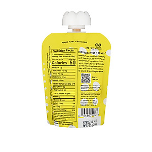 White Leaf Provisions Biodynamic & Organic Baby Food Pouches - USDA, GMO & BPA Free Squeezable Toddler Snacks - 24 x 90 grams (24 Pouches, Mango + Carrot + Banana + Pear)