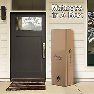 SURLUNKEYS Memory Foam Hybrid Mattress - 14 Inch Cal King Mattress with Innerspring for Motion Isolating Cool Sleep, Medium Plush Mattress in a Box, Enhanced Edge Support, 120-night Trial