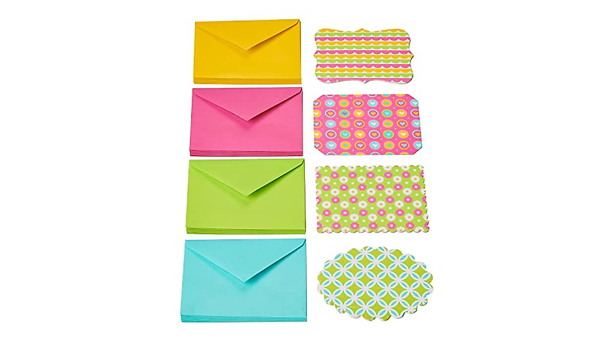 Brightly Colored American Greetings Blank Cards (40-Count)