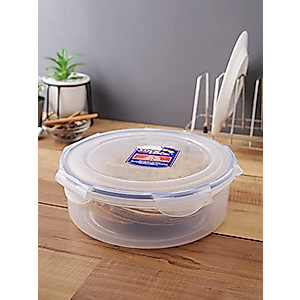 Lock & Lock Round 2.5ltr, 8.6 x 8.6 x 24.5 cm, Clear