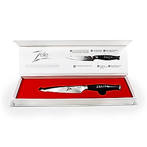 Zelite Infinity Utility Knife Kitchen, 5 Inch Kitchen Knife, Chef's Knives, Chopping Knife, Kitchen Utility Knife, Vegetable Knife - German High Carbon Stainless Steel - Razor Sharp Kitchen Knife