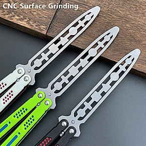 YZH GOAT G10 Multifunctional Butterfly Ruler Super Smooth Well Balanced, Stainless Steel (Black)