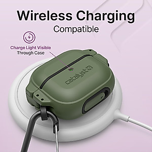 Catalyst Airpods 3rd Generation Case, 330ft Waterproof Total Protection Case for Airpods 3, Shockproof Case for Airpods 3rd Generation, Durable Protective Case for Airpods 3 with Carabiner