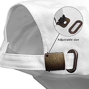 Dingyijie 1993 30th Birthday Gifts for Men Women - Adjustable Cotton Baseball Cap 30 Years Old Birthday Present Party Hat (White)