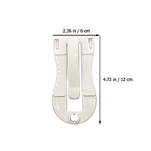 POPETPOP 2pcs Pet Treat Clips Plastic Cuttlebone Treat Holder Clamp Cuttlebone Holder