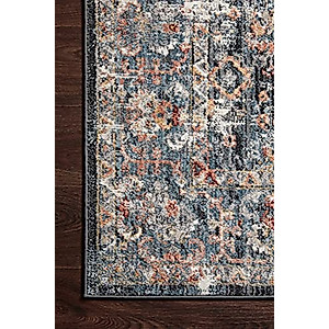 Loloi II Cassandra Collection CSN-05 Blue/Multi, Traditional 2'-6" x 4'-0" Accent Rug
