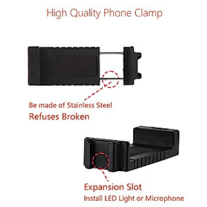 Adjustable Phone Tripod, Phone Stand for Recording, Overhead Phone Mount, Tabletop Tripod for Cookie Decorating and Teaching Online Live Streaming and Showing Drawing Sketching Cooking Recording