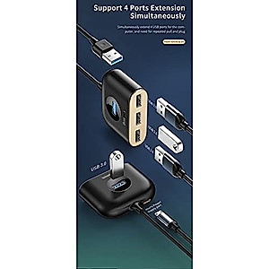 GPPZM USB HUB USB 3.0 USB C HUB USB Type C HUB USB 2.0 Adapter with Micro USB for Computer USB Splitter