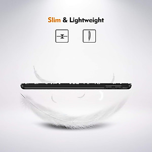 Fintie SlimShell Case for iPad 9th / 8th / 7th Generation (2021/2020/2019 Model) 10.2 Inch - [Built-in Pencil Holder] Soft TPU Protective Stand Back Cover, Auto Wake/Sleep, Composition Book Black