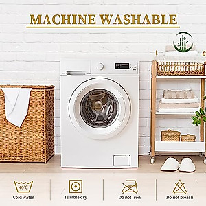 Safe and Sound 2 Pack Bamboo Crib Mattress Protector, Waterproof Quilted Crib Mattress Pads, Soft Breathable Bamboo Rayon Baby Mattress Cover (28x52 Inches, Bamboo)