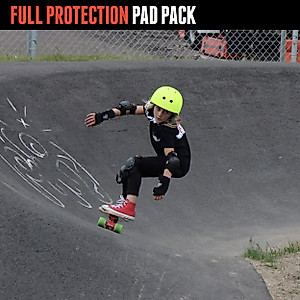 Triple Eight Saver Series Pad Set with Kneesavers, Elbowsavers and Wristsavers, Medium, Black (604352 60014)