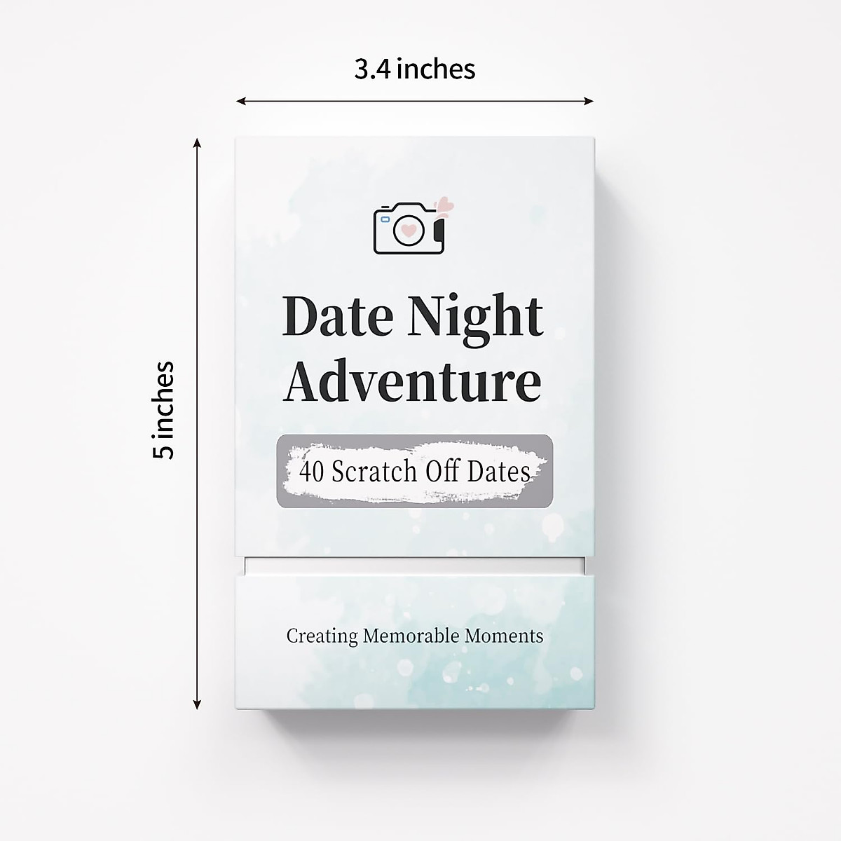 Tryuunion 40 Date Ideas for Couples Date Night - Unique Scratch Off Date Night Card Games, Great Couple Gifts for Boyfriend, Girlfriend - Romantic Engagement Newlywed Wedding for Husband Wife