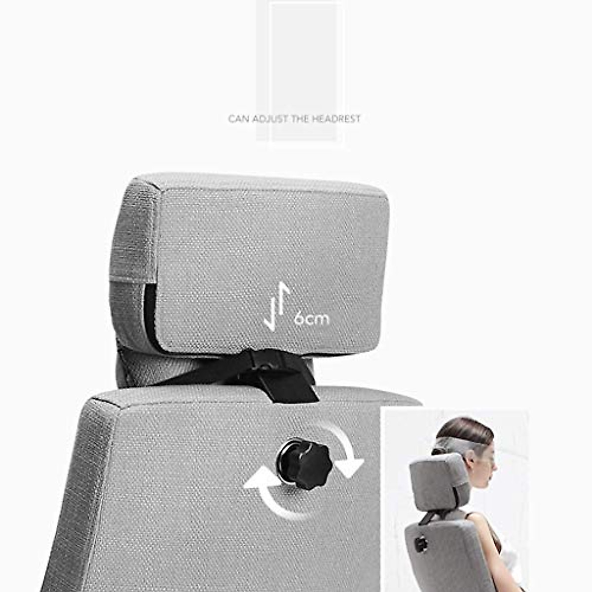 ZLBYB Computer Chair Furniture Series Big & Tall Rated Executive Swivel Ergonomic Office Chair with Adjustable Headrest