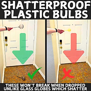 Tiny Terrains Water Globes for Watering Plants Automatically - Shatterproof & Weatherproof Water Bulbs for Indoor or Outdoor Plants - Keep Soil Moist & Plants Happy