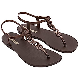 Ipanema Women's Connect Sandal - Comfortable, Stylish & Versatile Summer Footwear, Brown and Bronze, Size 9