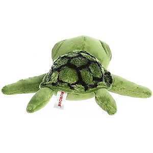 Aurora® Enchanting Dreamy Eyes™ Slide Sea Turtle Stuffed Animal - Captivating Gaze - Aesthetic Appeal - Green 10 Inches