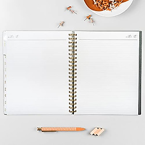 Blue Sky Life Note It 2023-2024 Academic Year Weekly and Monthly Planner Notes, 8.5" x 11", Frosted Cover, Wirebound, Hannah Frosted (142588-A24)