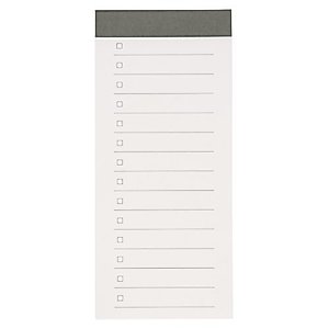 MUJI Checklist Notepad 40sheets Line of 14