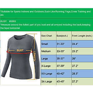 NELEUS Women's 3 Pack Dry Fit Athletic Compression Long Sleeve T Shirt,8019,Black/Grey/Rosy Brown,US L,EU XL