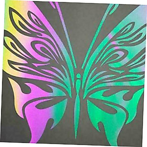 LIGHTAOTAO Vinyl Lettering Film 5 Rolls Clothing Transfer Paper Cup Vinyl Self Adhesive Vinyl Sheets Vinyl Film Adhesive Vinyl for Crafts Self-Adhesive Vinyl Film Glass Glue The Pet Glass