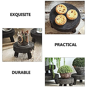 Abaodam Wooden Round Mouton Potted Flower