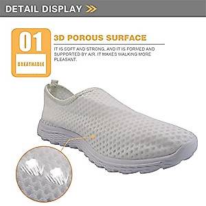 Upetstory Christmas Santa Claus Sneakers for Women Teen Girls Slip On Walking Shoes Runing Jogging Shoes Comfortable Active Athletic Tennis Trainers Outdoor Sports Beach Loafer Xmas Gifts