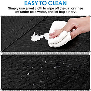 Tijide Easy to carry and store Reusable eco-friendly sundries shopping tote bag, 10 packs, 35L large eco-friendly foldable tote bag, easy to clean, durable, and protect the ecological environment.