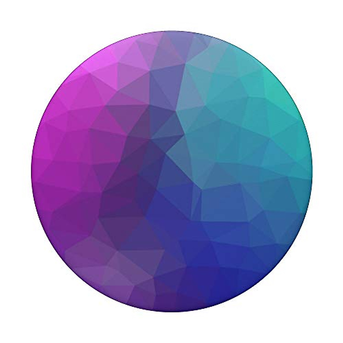 Purple Teal Pattern PopSockets Swappable PopGrip
