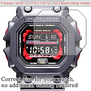 Puccy 3 Pack Screen Protector Film, compatible with CASIO DW291H-1AV DW-291H Series TPU Guard for Smart watch Smartwatch（ Not Tempered Glass Protectors ）