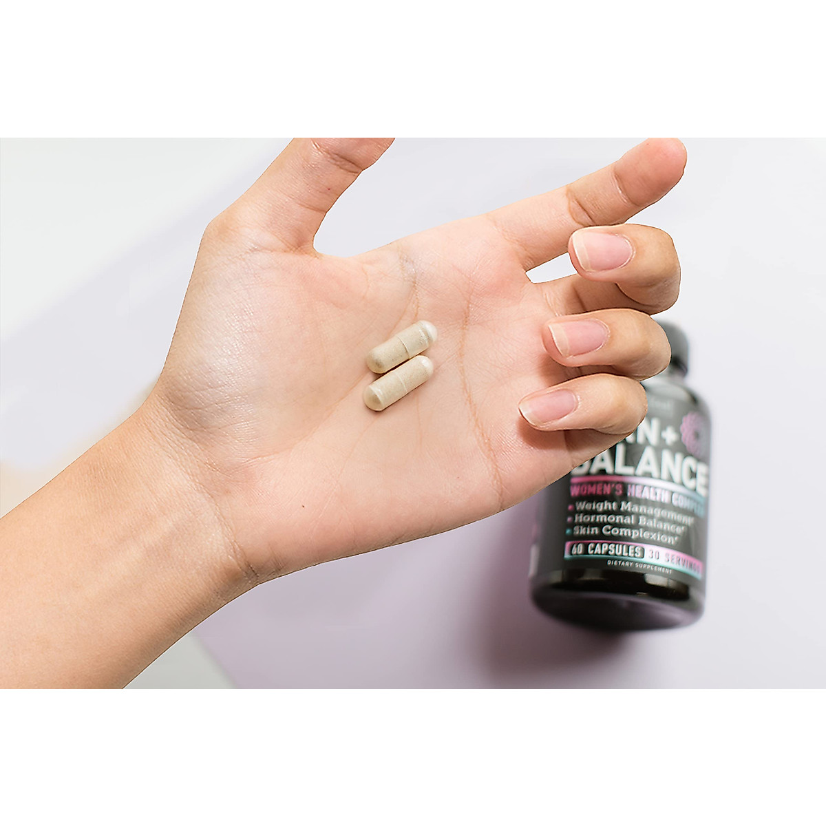 Zeal Naturals Weight Loss Support for Women + Daily Balance Vitmains (Iron, Vitamin D, Setria®, Folate) Premium Diet Support Pills for Women+ Multivitamin and Hormone Support