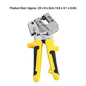 Keel Clamp, Keel Pliers Forceps Steel Ceiling Riveting Clamp Stud Crimper Woodworking Joist Tool Installation Forcep Wire, Needle Nose Pliers
