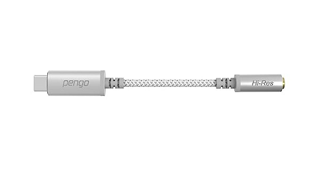 Pengo USB C to 3.5mm Audio Adapter - Hi-Res DAC