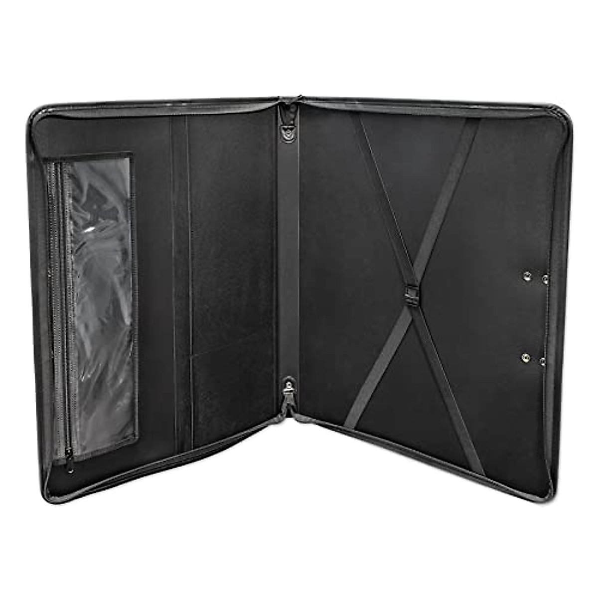 Speedball Universal Heavy Duty Art Portfolio Carrying Case with Handles for Storing and Transporting Artwork, Sketch, Drawing and Canvas, Black, 14 x 18 Inches