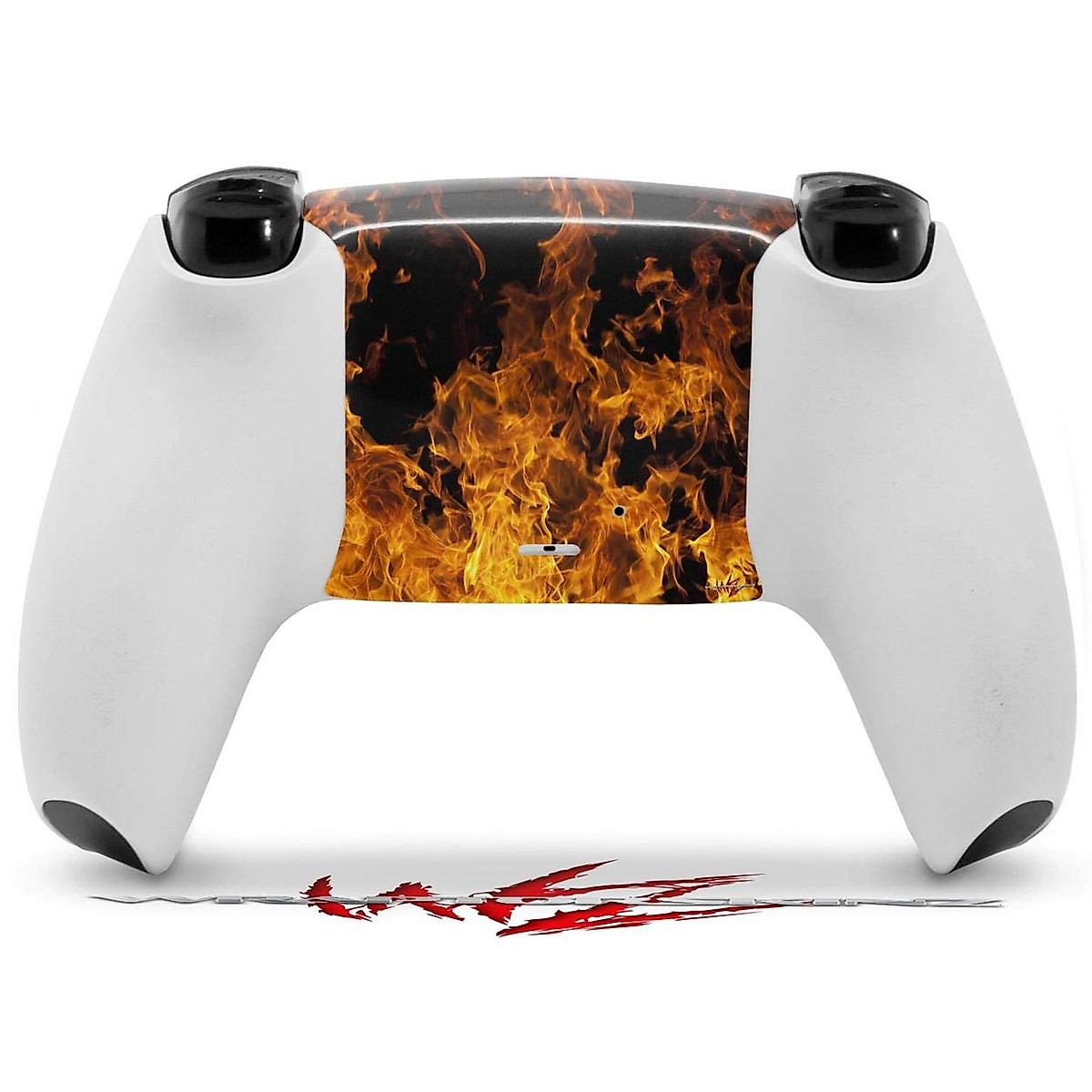 WraptorSkinz Skin Wrap compatible with Sony PS5 DualSense Controller Open Fire (CONTROLLER NOT INCLUDED)