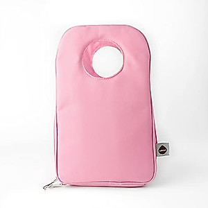 milkdot Designer Insulated Lunch Bag, Light Pink Reusable Cooler Tote for Food & Drinks, Perfect for Women, Men and Kids, Stylish for boy and girls of all ages (Light Pink)