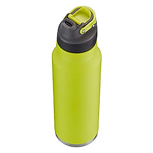 Coleman FreeFlow AUTOSEAL Insulated Stainless Steel Water Bottle, 24oz, Spider Mum