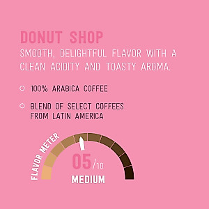Amazon Brand - Happy Belly Medium Roast Coffee Pods, Donut Style, Compatible with Keurig 2.0 K-Cup Brewers, 100 Count