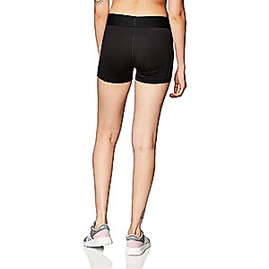 adidas Women's Alphaskin Volleyball 4-Inch Short Tights Black/White M3