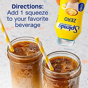 SPLENDA LIQUID Zero Calorie Sweetener drops, 1.68 Ounce Bottle (Pack of 10)