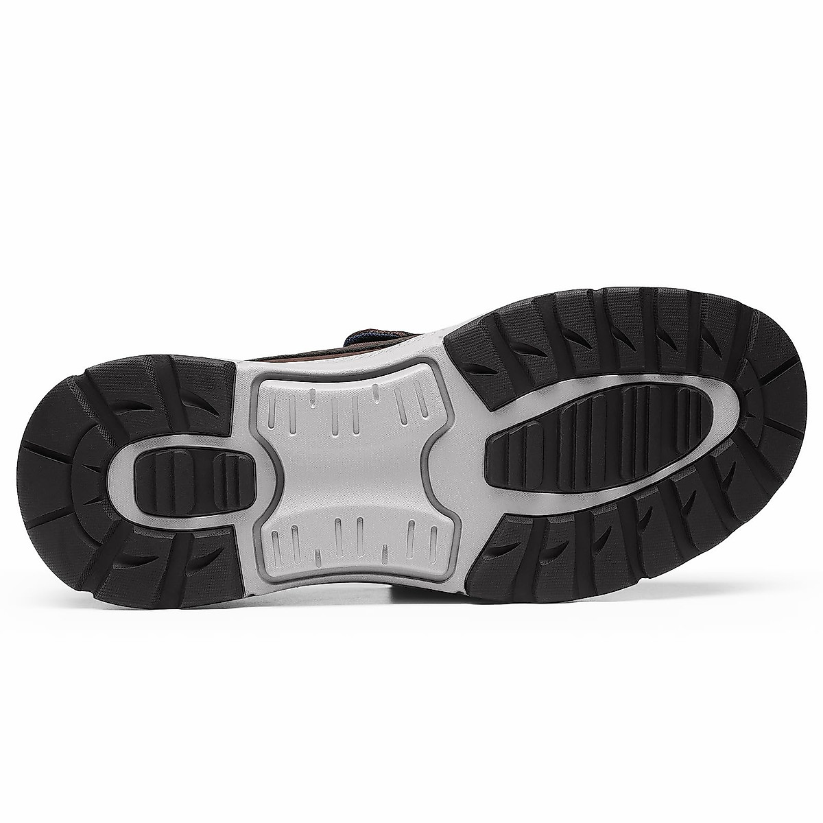 Mens Slip on Shoes, Casual Walking Loafers with Arch Support, Orthopedic Slip in Sneakers Lightweight Non Slip Taupe