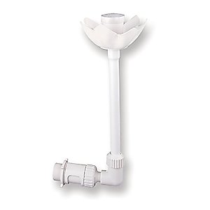 JED Pool Tools 90-930 Deluxe 2 Tier Flower Pool Fountain,White, Оne Расk
