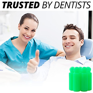 IXO Aligner Chewies for Invisalign Aligners - Retainer Chewies with Grip Handle, Orthodontic Chewies, and Invisalign Accessories - 10 Pack - Mint Scent