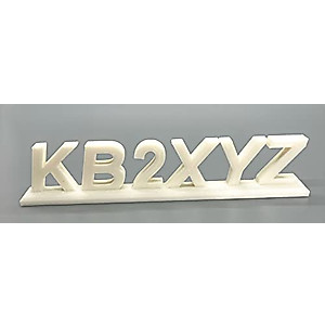 Amateur Radio or GMRS Call Sign Desk Plaque