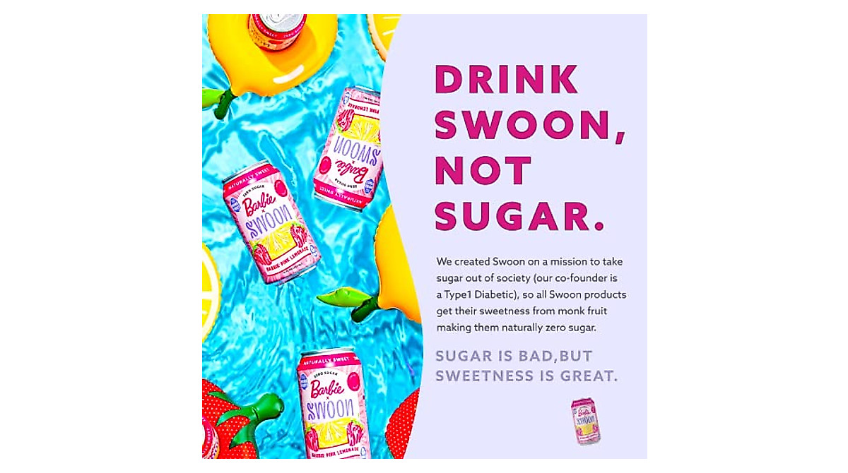 Swoon Barbie™ Pink Lemonade - Sugar Free Lemonade Low Carb, Paleo ...