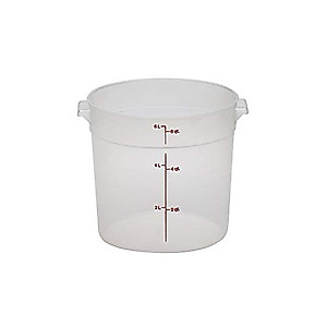 Cambro Round Translucent Container with Lid (6 qt, 2 pk.)