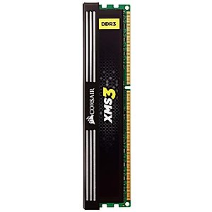 Corsair XMS3 8GB (1x8GB) DDR3 1600 MHz (PC3 12800) Desktop Memory 1.5V